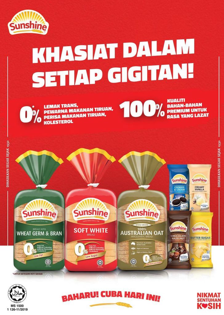 Kini Di Lembah Klang, Sunshine Bakeries Tawarkan Pelbagai Seleksi Roti ...