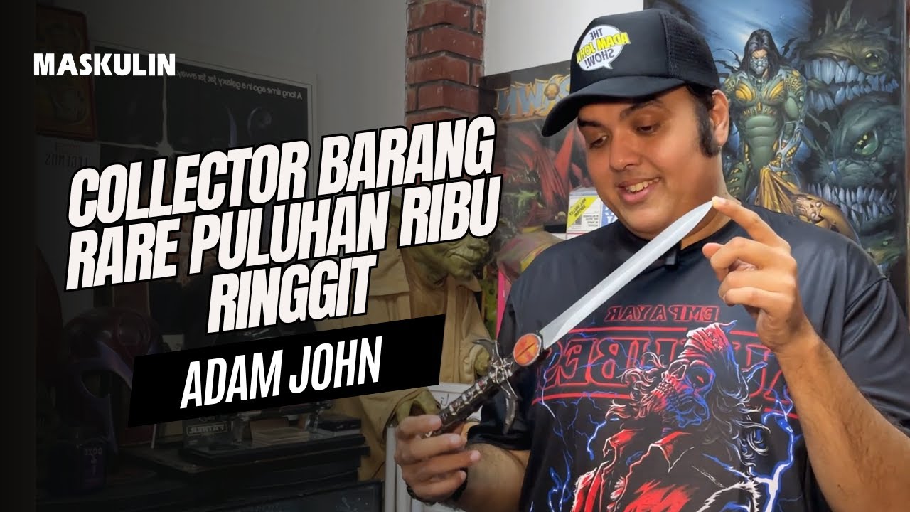 Kumpul Barang ‘Rare’ Sejak Sekolah, Adam John Miliki Darah Pemain Dram Slipknot? | MASKULIN Hobi