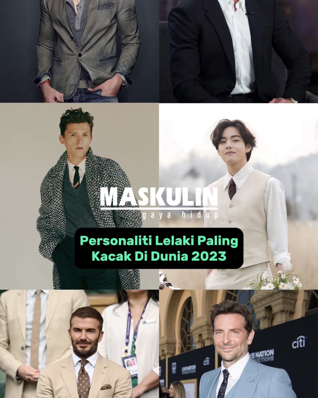 Personaliti Lelaki Paling Kacak Di Dunia 2023