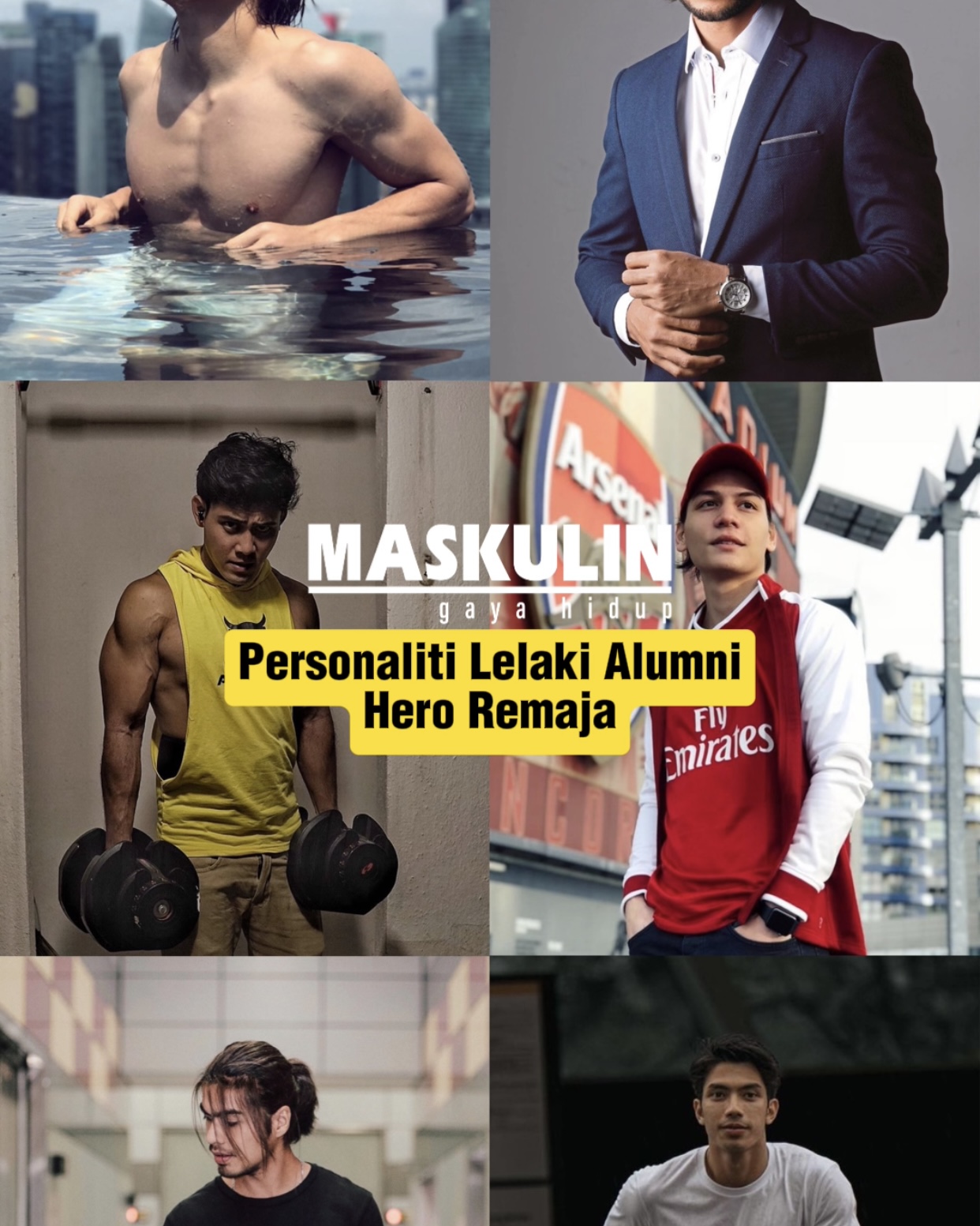 Personaliti Lelaki Alumni Hero Remaja - Maskulin