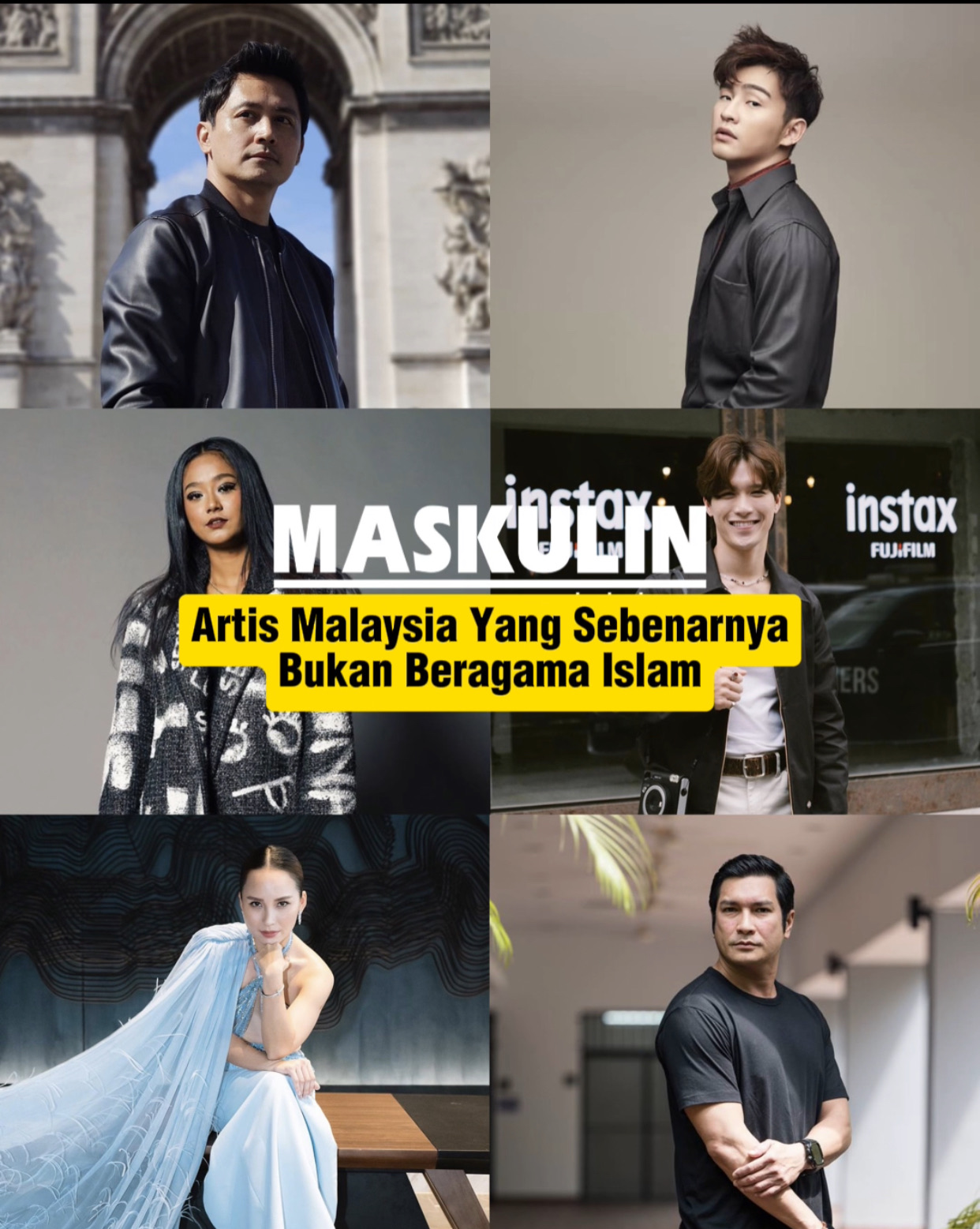 Artis Malaysia Yang Sebenarnya Bukan Beragama Islam