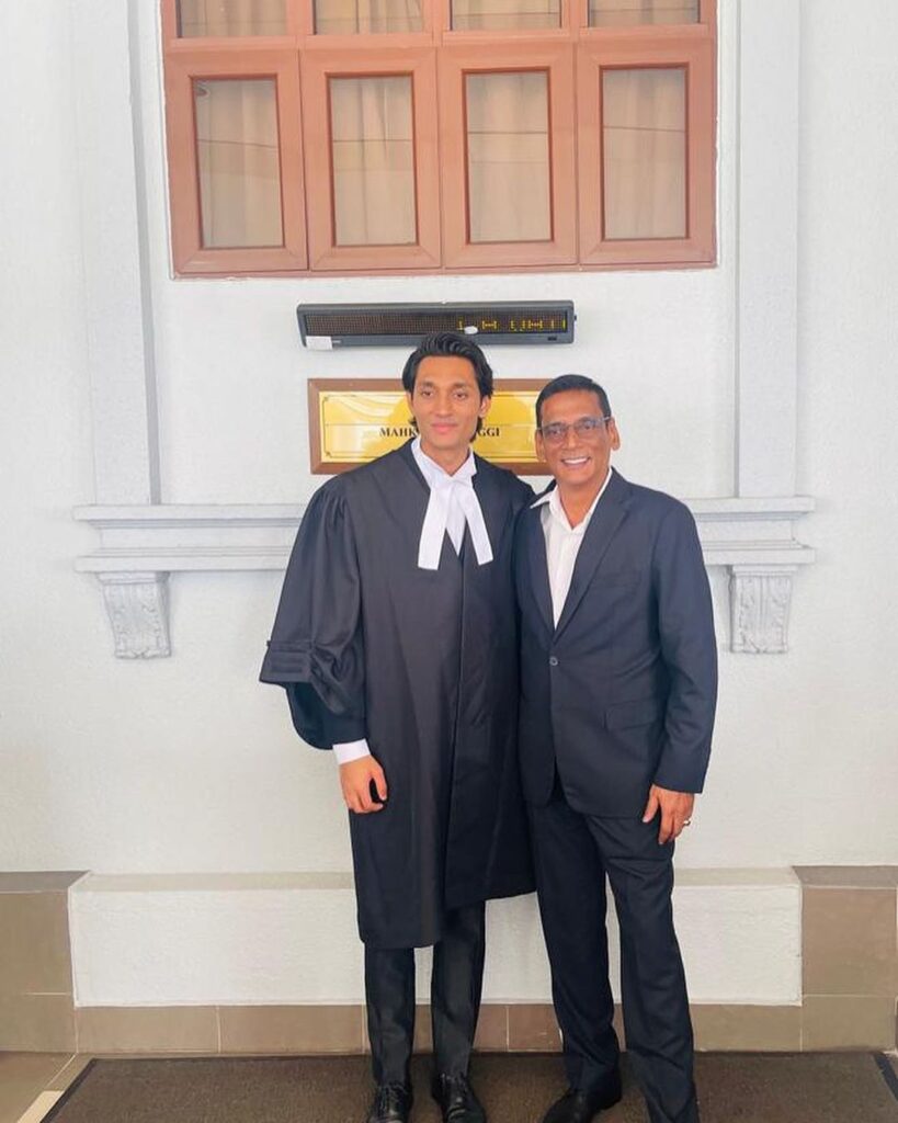 Anak DATO PROF DR RAZAK MOHAIDEEN Dari Model Ke Peguam. Bijak Dan Kacak!