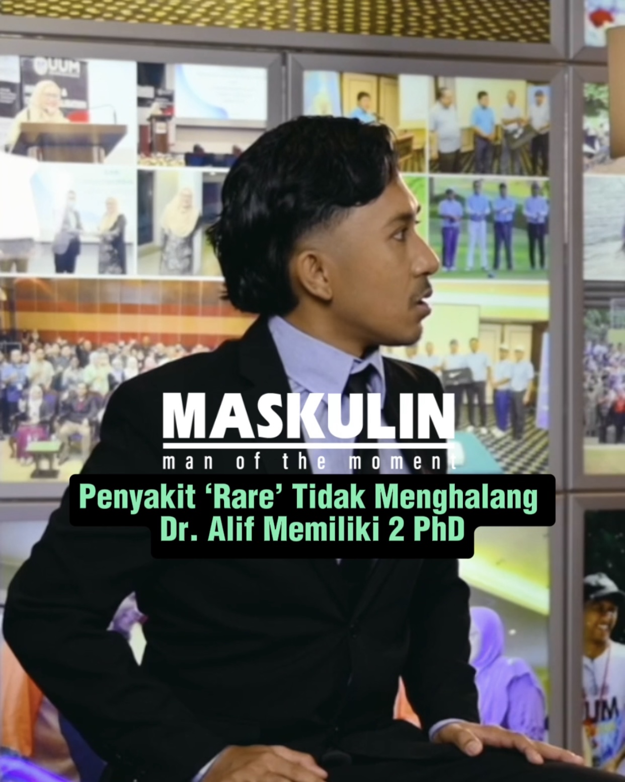 Penyakit ‘Rare’ Tidak Menghalang Dr. Alif Memilih 2 PhD - MASKULIN