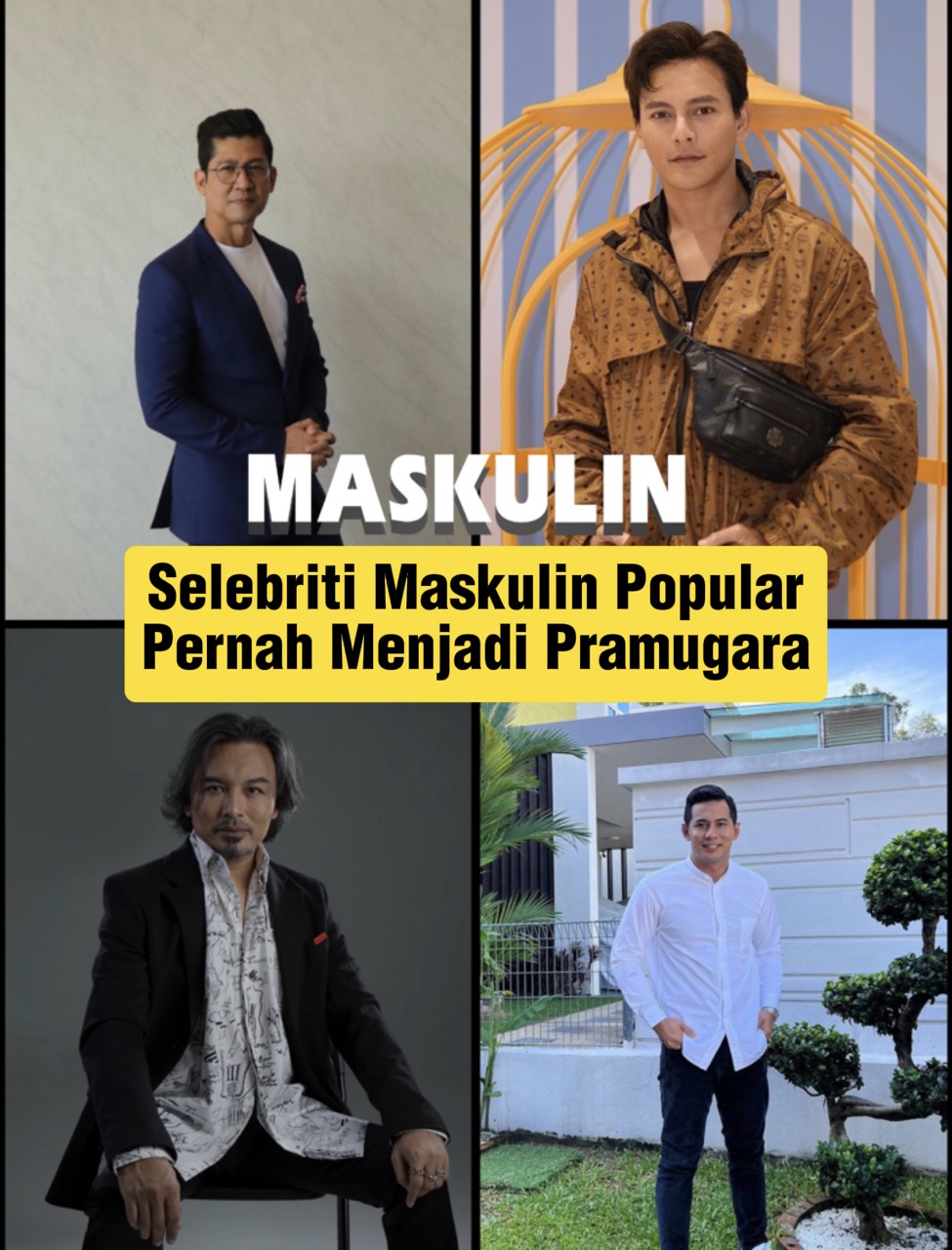 Selebriti Maskulin Popular Pernah Menjadi Pramugara - Maskulin