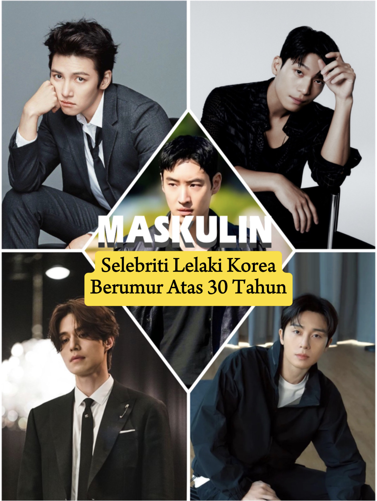 Selebriti Lelaki Korea Berumur Atas 30 Tahun - Maskulin