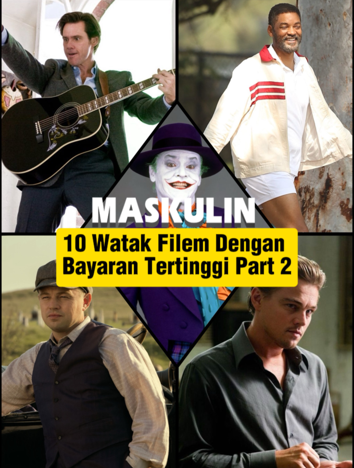 10 Watak Filem Dengan Bayaran Tertinggi Part 2