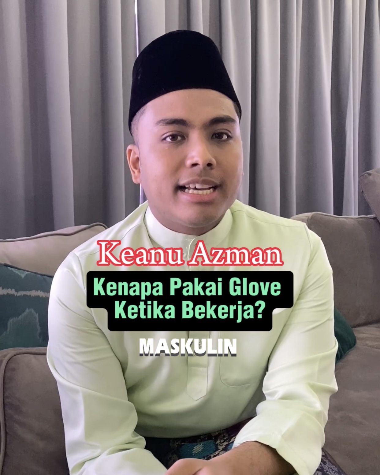 Kenapa Keanu Azman Pakai Glove Ketika Bekerja