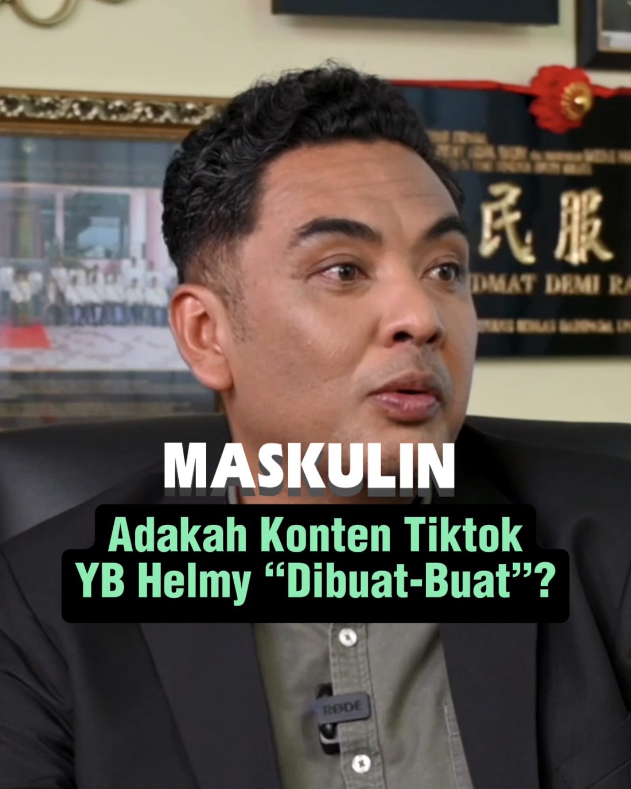 Adakah Konten Tiktok YB Helmy "Dibuat-Buat"? - Maskulin