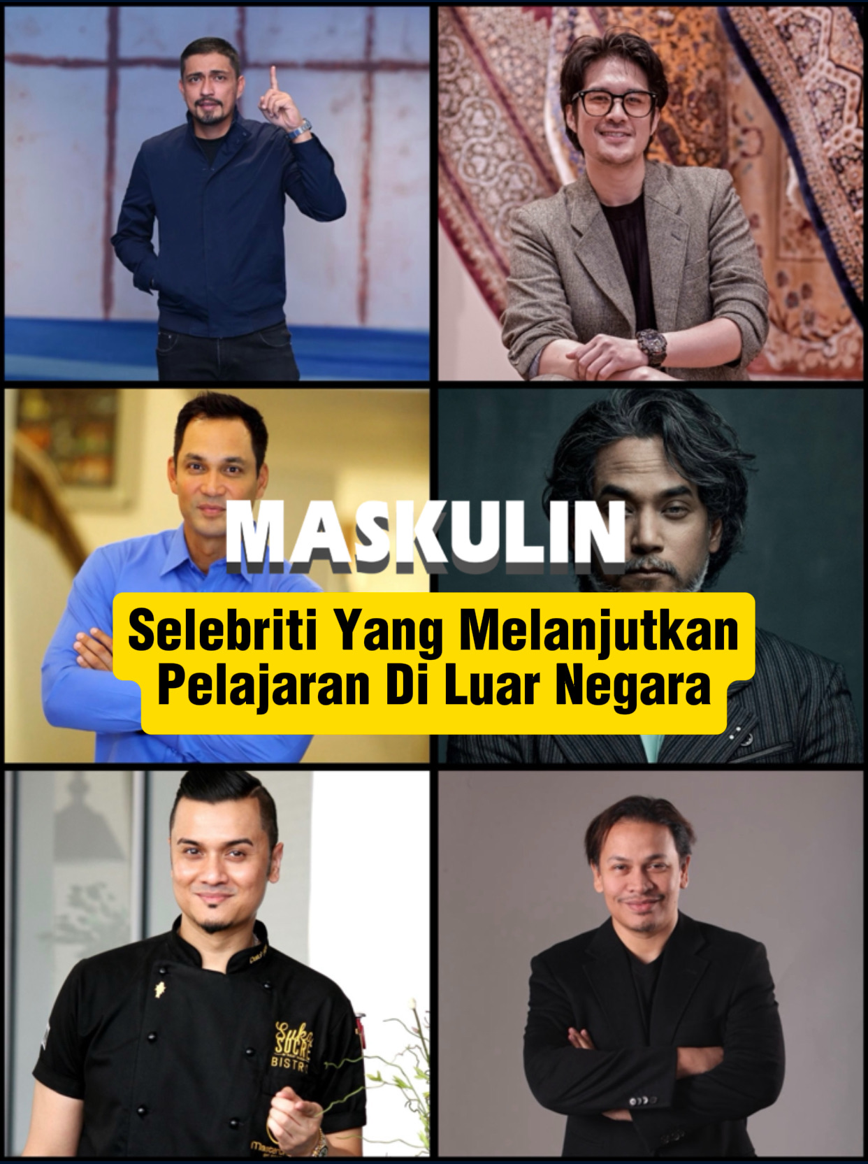 Selebriti Yang Melanjutkan Pelajaran Di Luar Negara