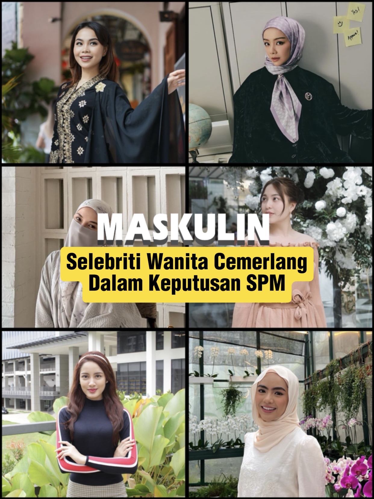 Selebriti Wanita Cemerlang Dalam Keputusan SPM