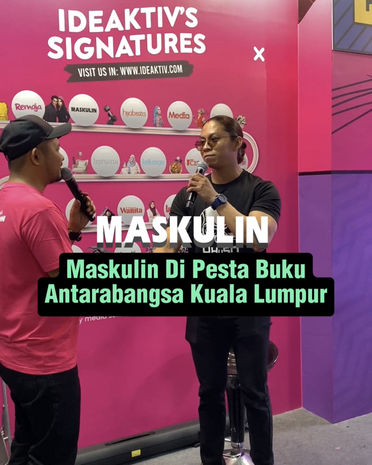 Maskulin Di Pesta Buku Antarabangsa Kuala Lumpur