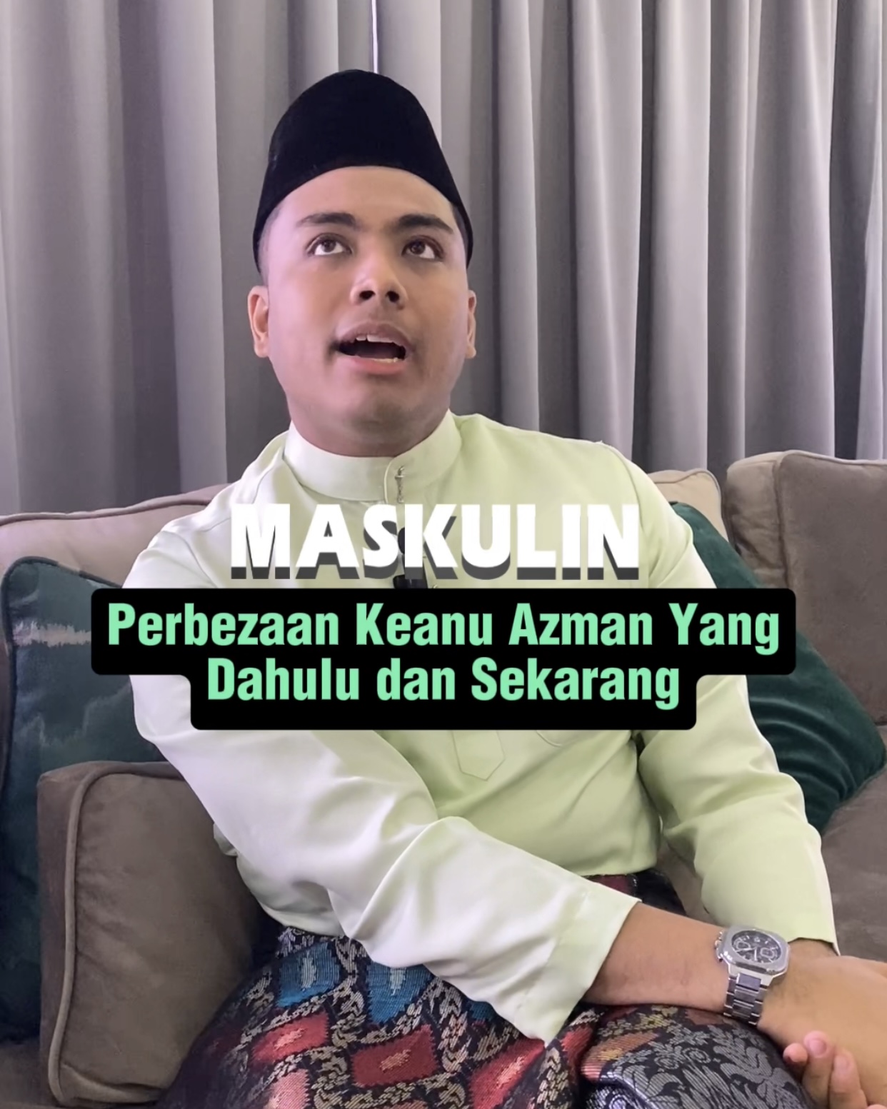Perbezaan Keanu Azman Yang Dahulu Dan Sekarang