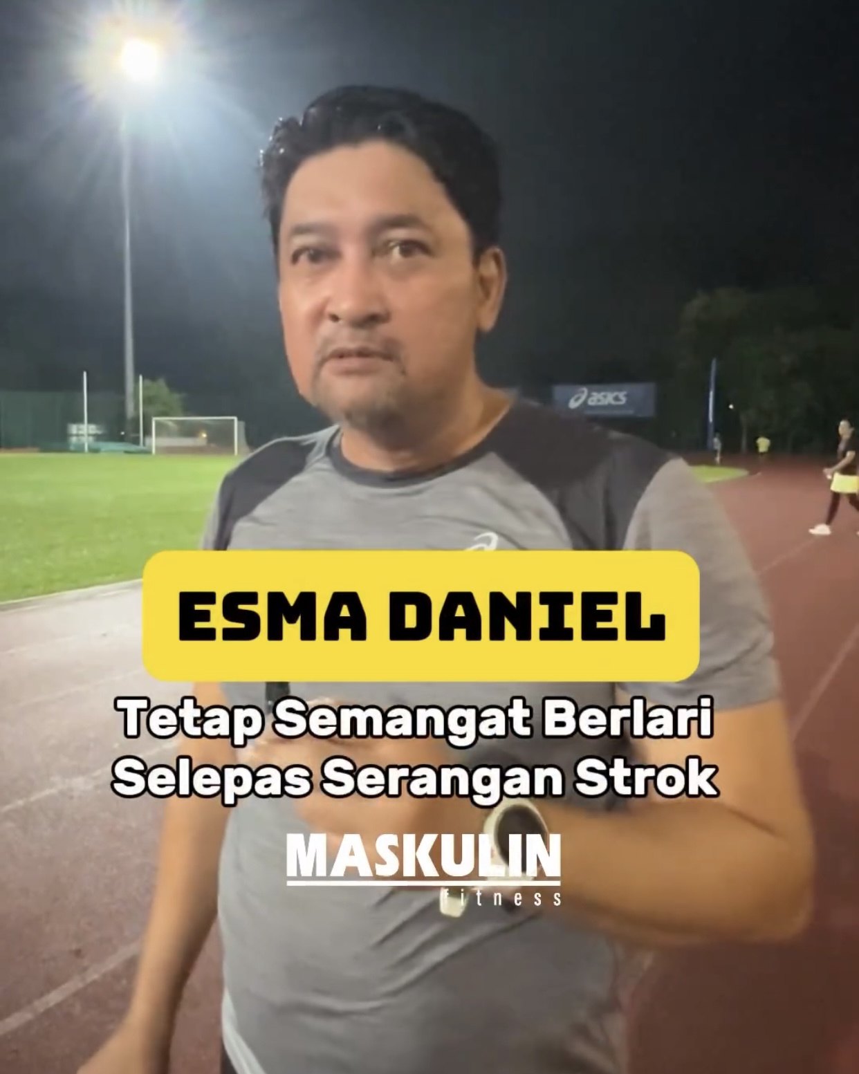 Esma Daniel Tetap Semangat Berlari Selepas Kena Strok - MASKULIN