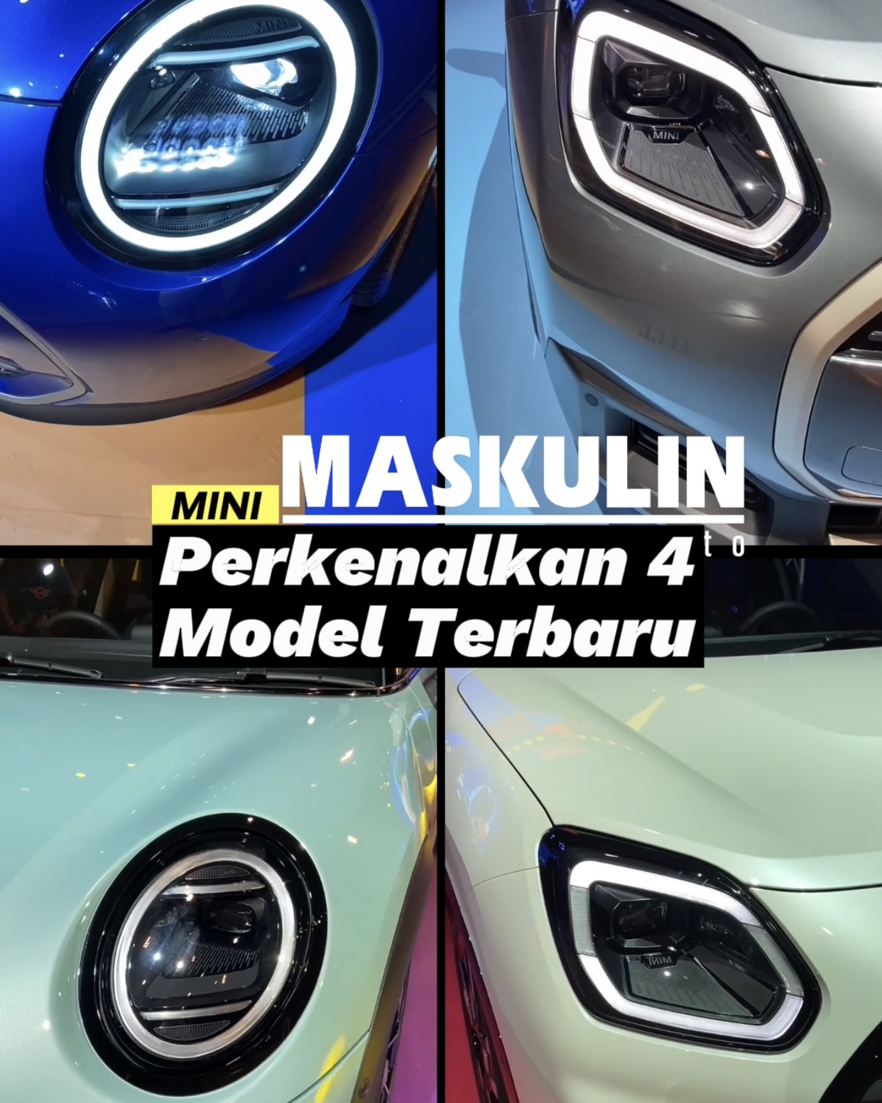 MINI Perkenalkan 4 Model Terbaru - Maskulin