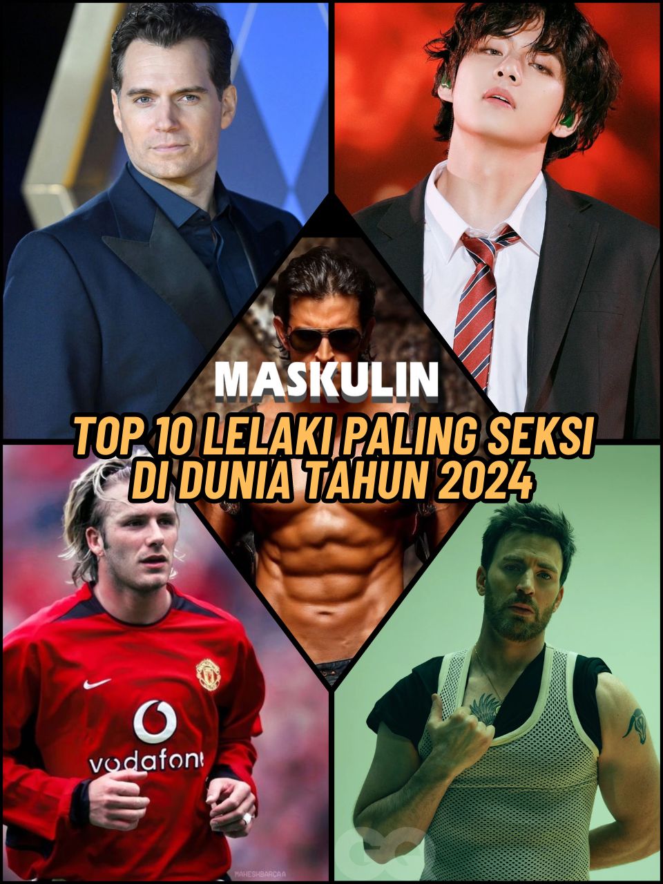 10 Lelaki Paling Seksi Di Dunia Tahun 2024
