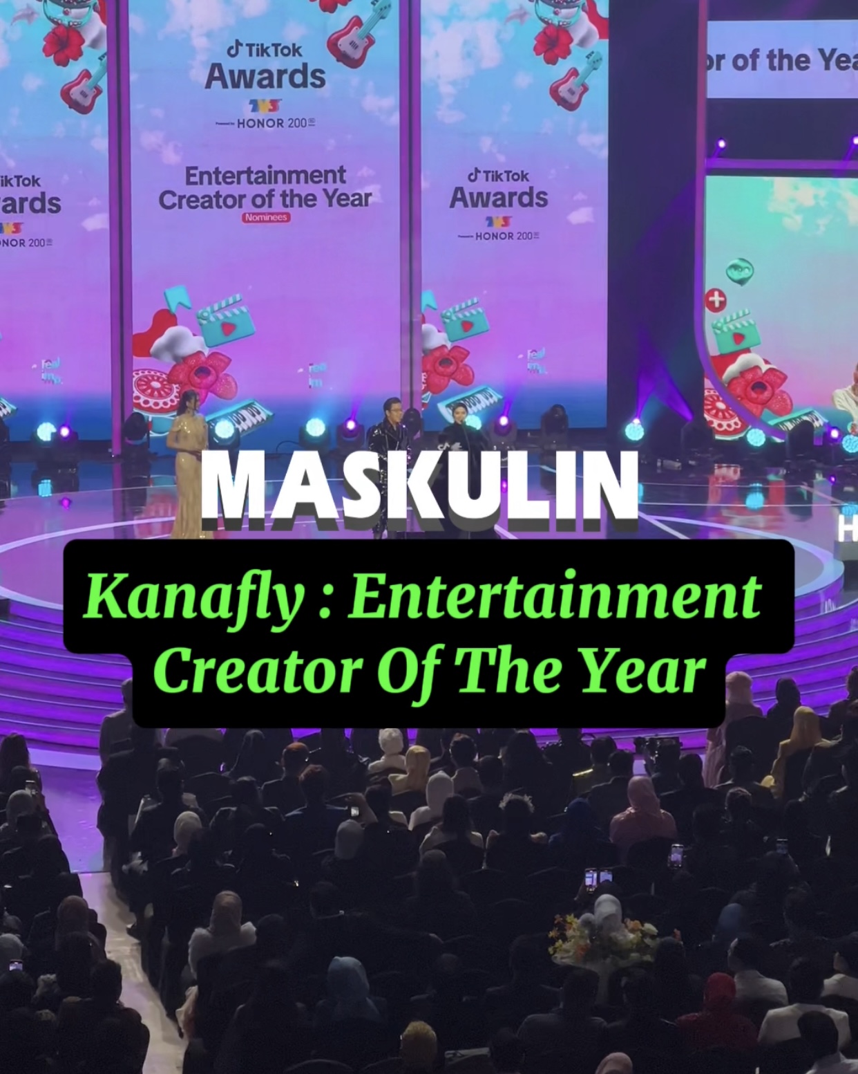 Kanafly & Rahman Chea menang Anugerah Entertainment Creator of The Year