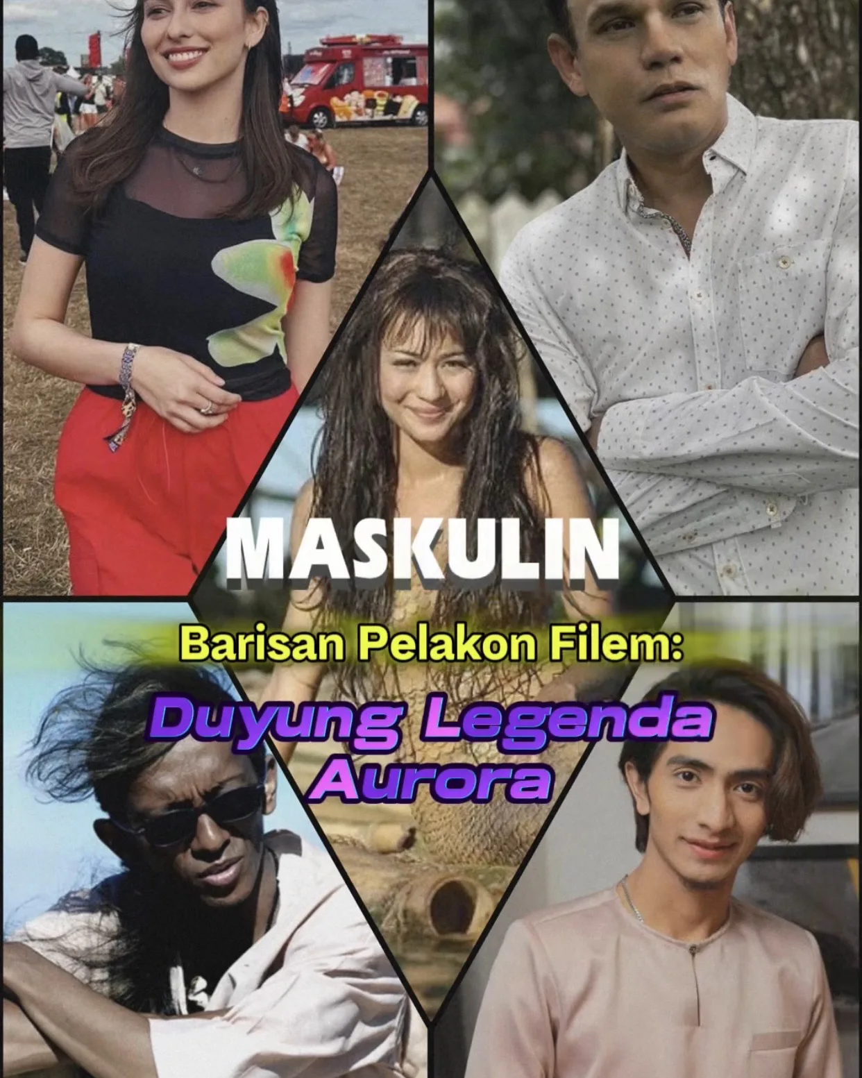 Barisan Pelakon Filem Duyung Legenda Aurora - Maskulin