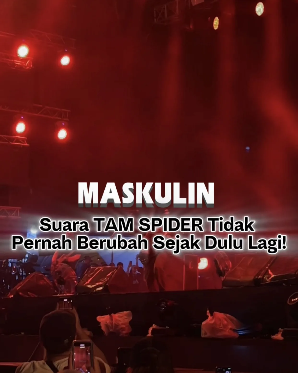 Suara TAM SPIDER Tidak Pernah Berubah Sejak Dulu Lagi! - Maskulin