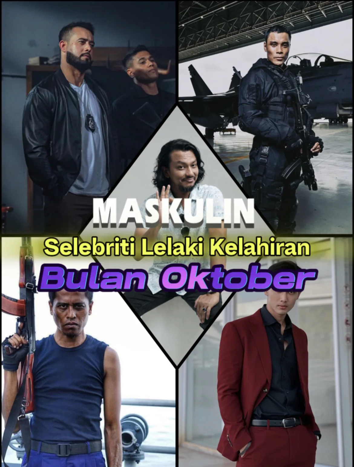 Selebriti Lelaki Kelahiran Bulan Oktober - MASKULIN