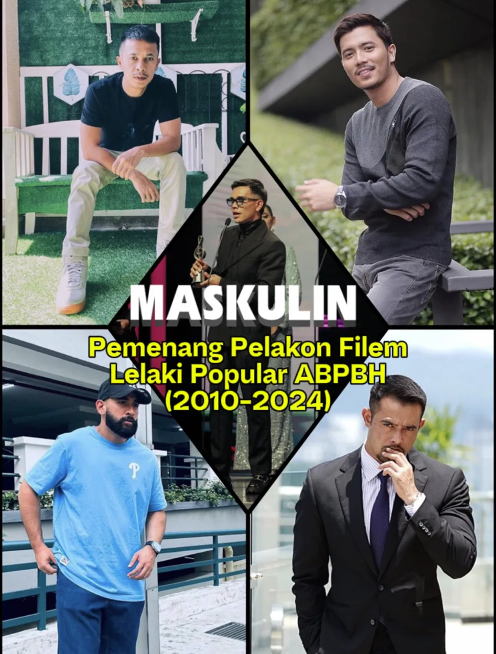 Pemenang Pelakon Filem Lelaki Popular ABPBH (2010-2024)